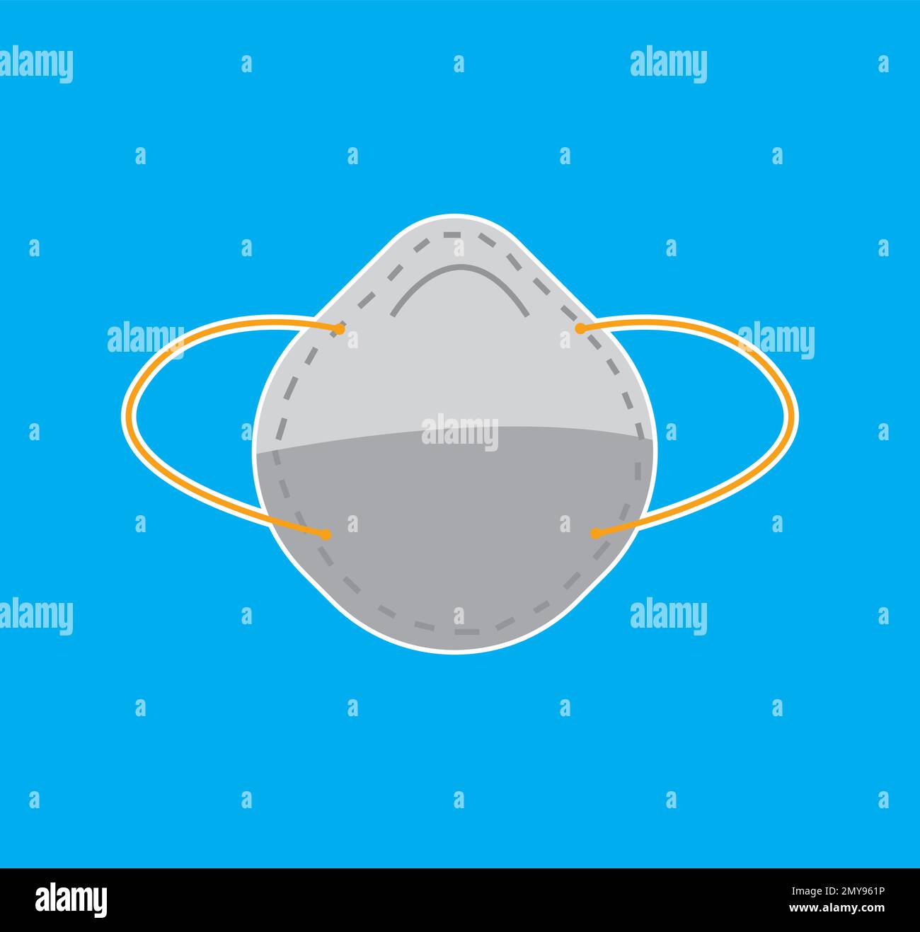 mask logo vector design ilustrator Stock Vector Image & Art - Alamy