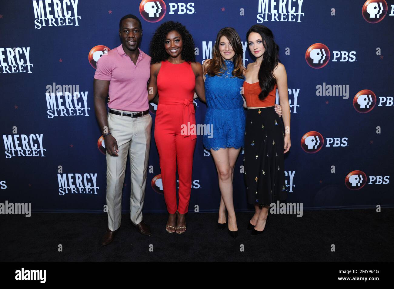 McKinley Belcher III, from left, Patina Miller, Tara Summers and Hannah ...