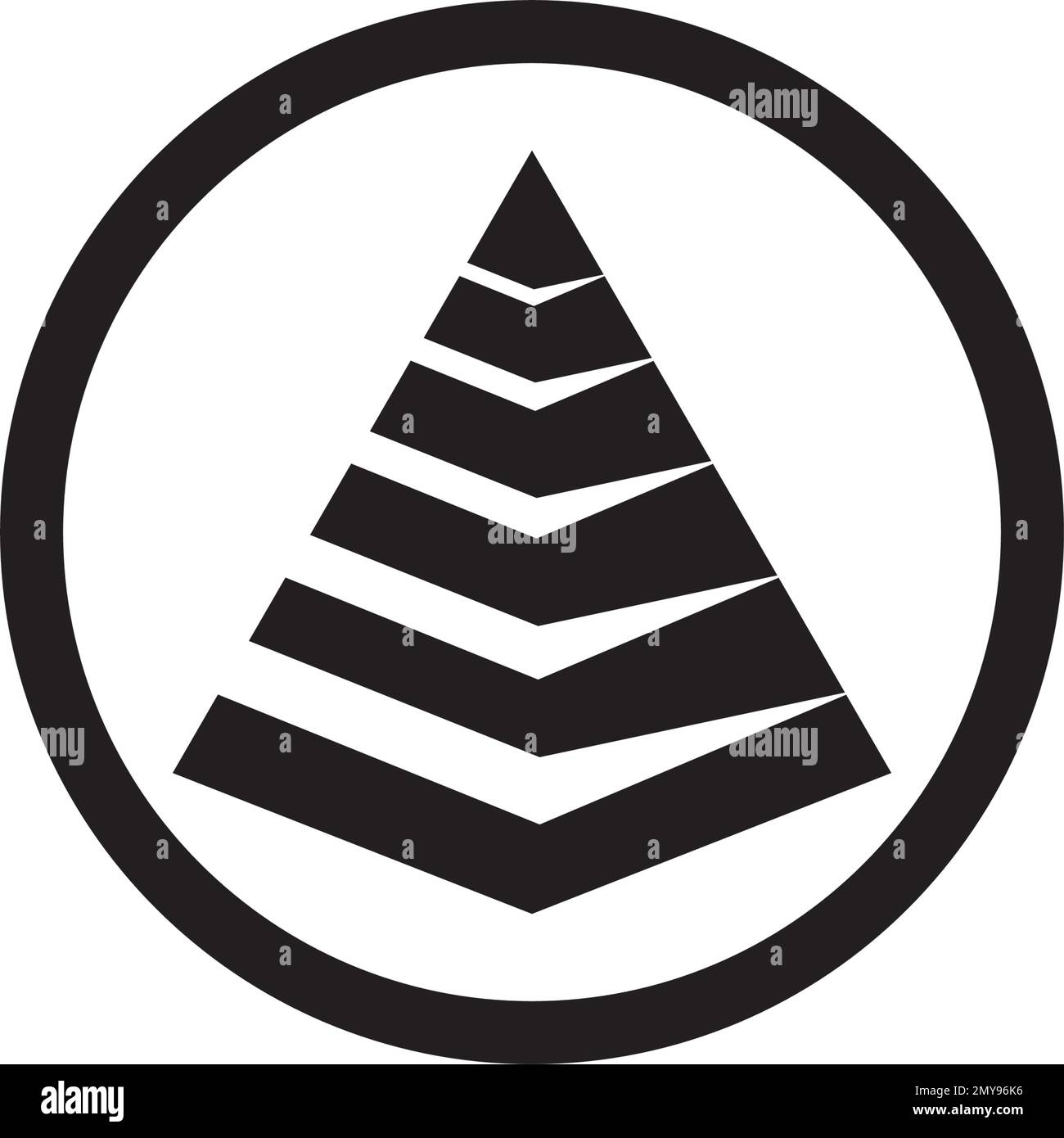 Pyramid Logo Template vector ilustration Stock Vector Image & Art - Alamy