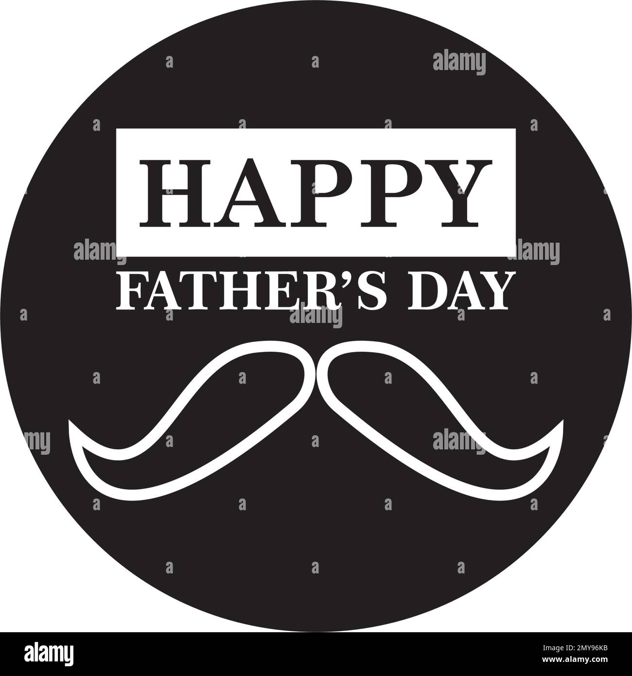 mustache vector icon illustration logo template Stock Vector Image ...