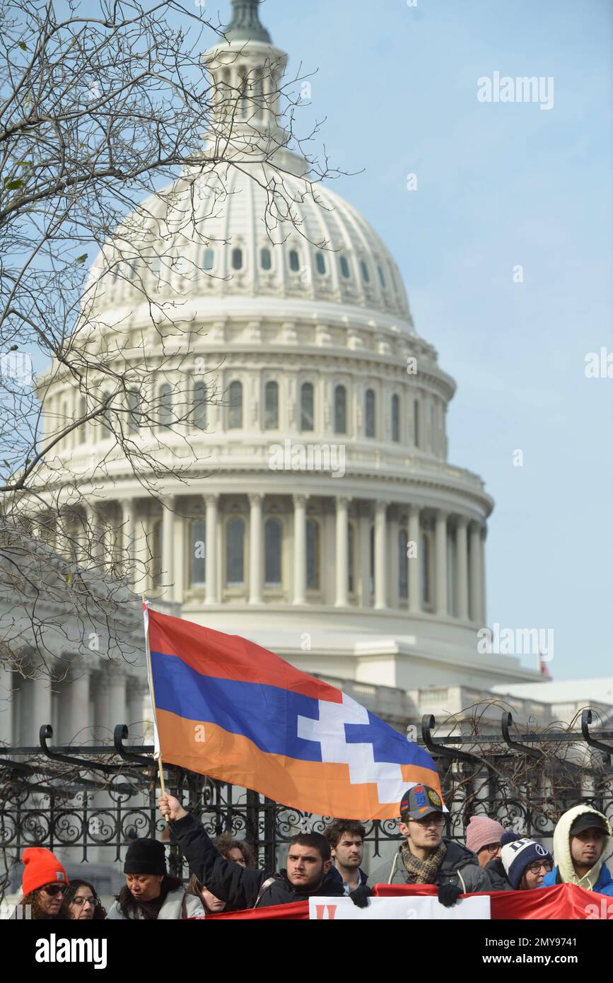 Washington, DC, USA. 3rd Feb, 2023. Breaking the Artsakh blockaid by ...