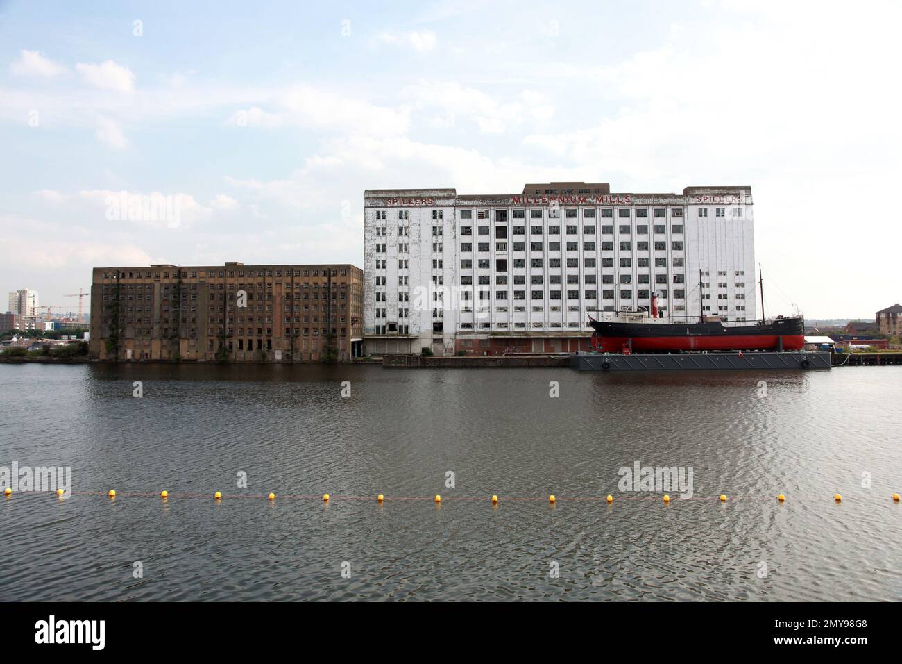 Millennium Mills - Royal Victoria Docks - Docklands, London Stock Photo ...