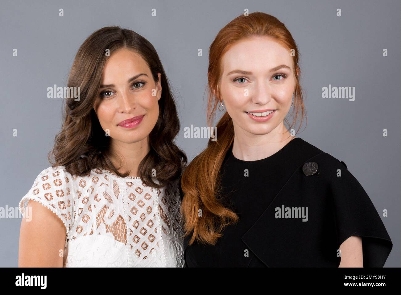 Heida Reed, left, and Eleanor Tomlinson, cast members in the PBS ...