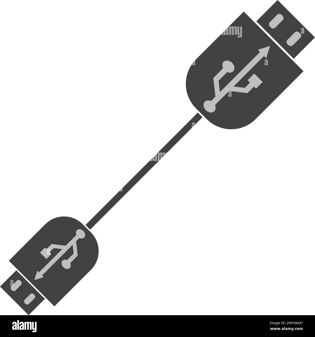 Usb Data Transfer Logo Vector Template Stock Vector Image And Art Alamy