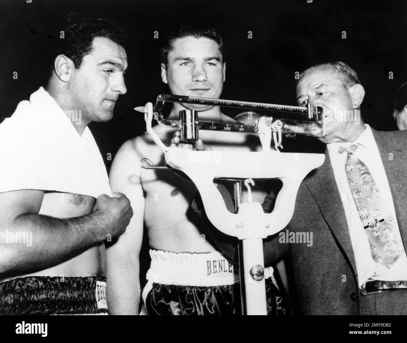Left to right; World heavyweight champion Rocky Marciano and the ...