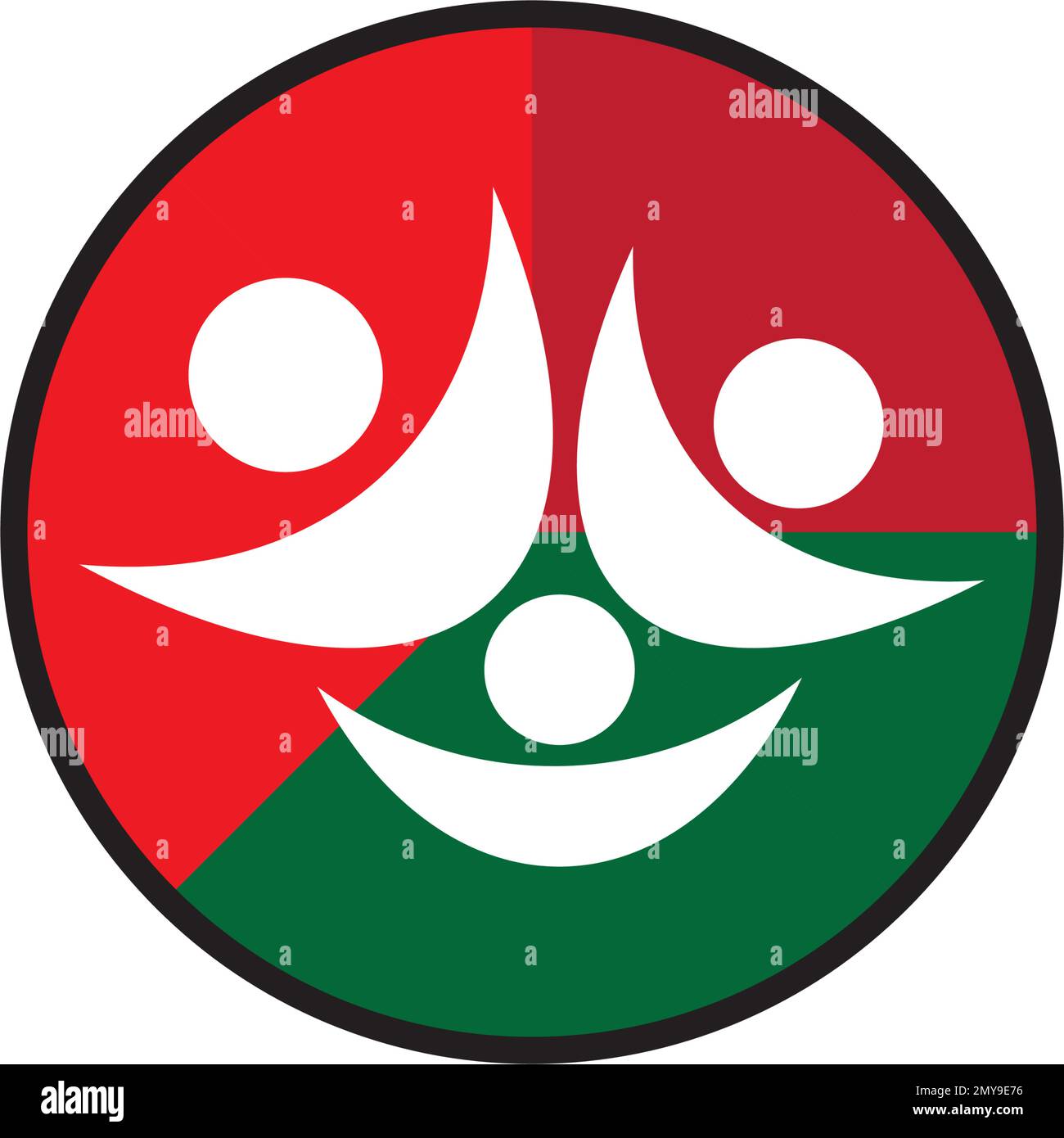 happy family logo vector design template Stock Vector Image & Art - Alamy