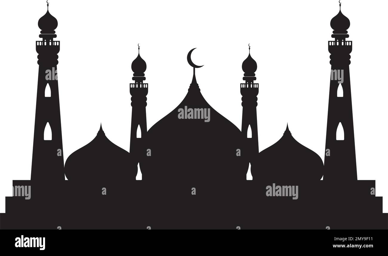 Mosque logo vector Illustration design template Stock Vector Image ...