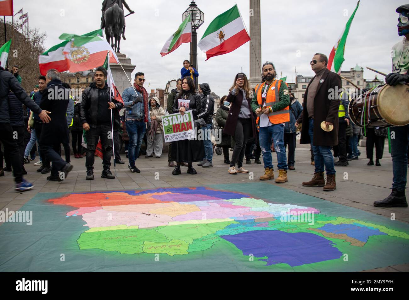 Map iran england hi-res stock photography and images - Alamy