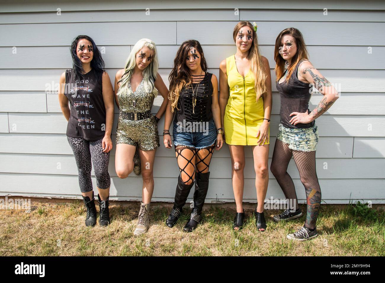 Billy Dead, from left, Meta Dead, Hella Dead, Daisy Dead, and Betty ...