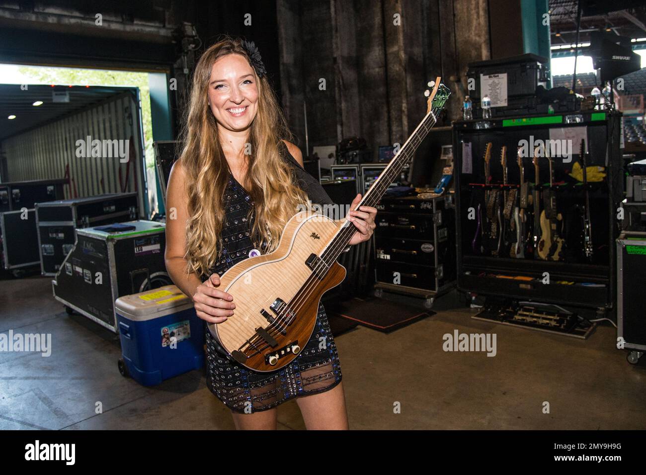 Daisy Dead of The Dead Deads poses at PNC Pavillion at Riverbend on ...