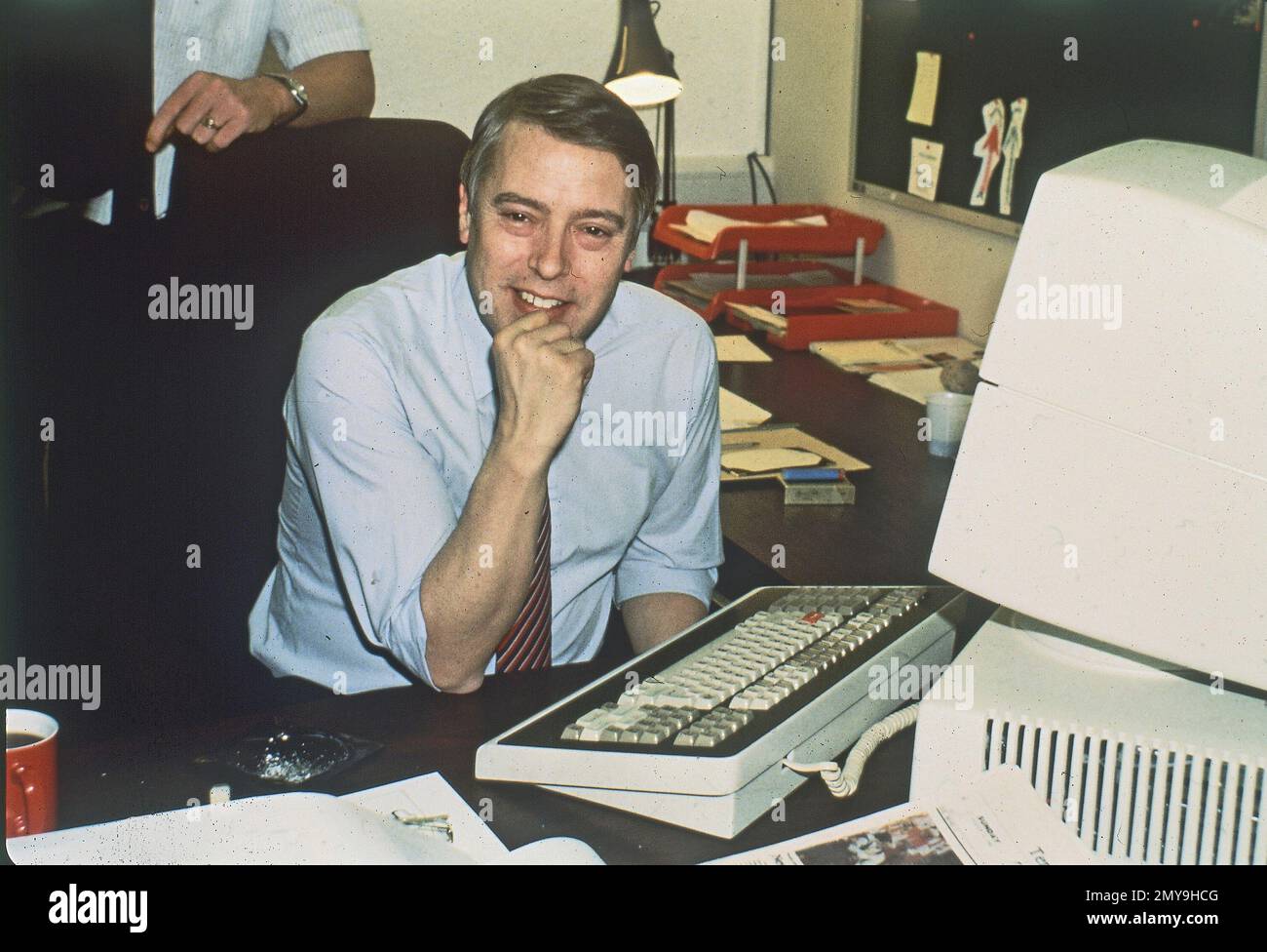 Brian McArthur, editor of Britain's newest national newspaper "Today ...