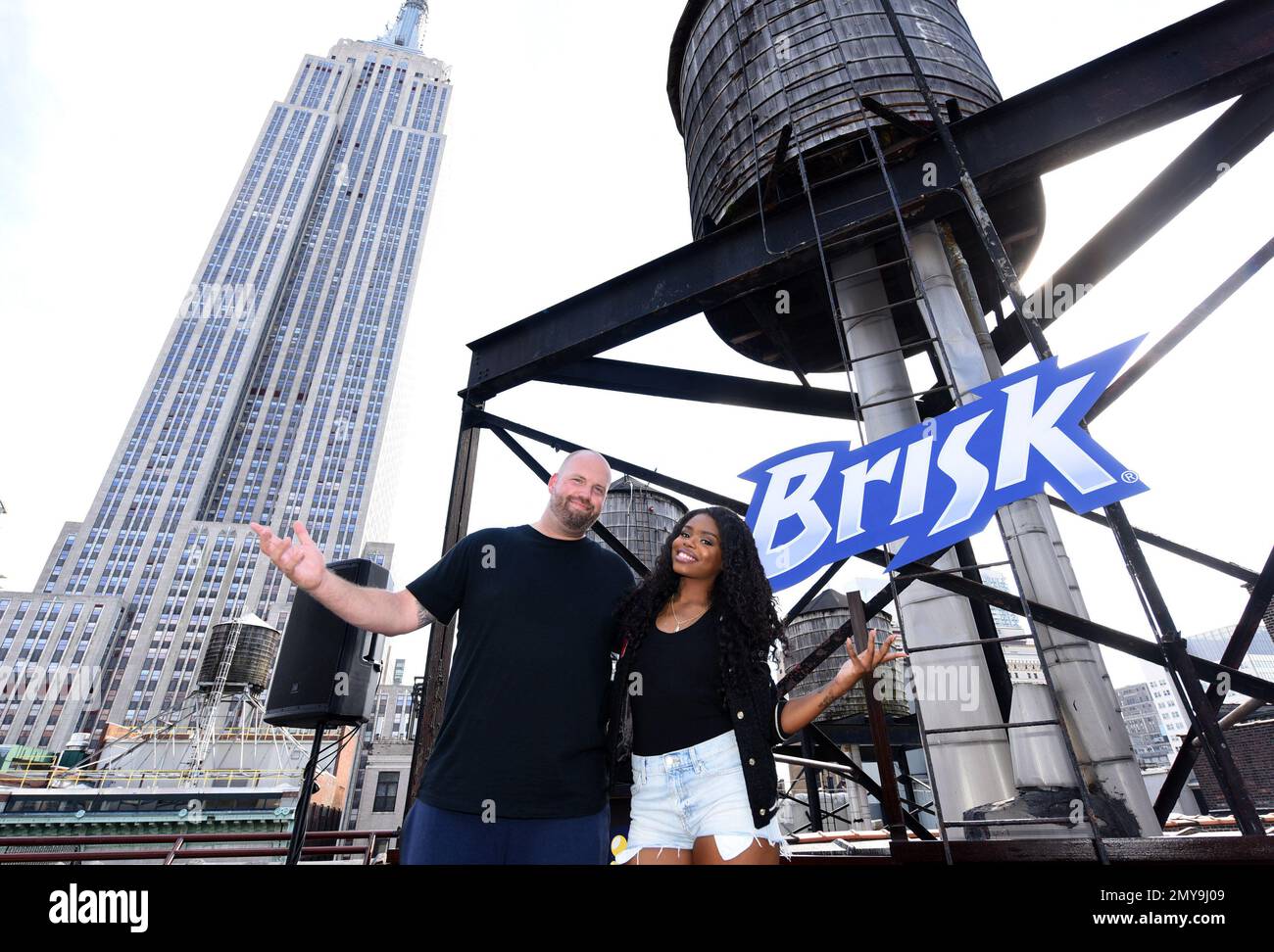 IMAGE DISTRIBUTED FOR BRISK - Chicago rapper Dreezy, right, and world ...