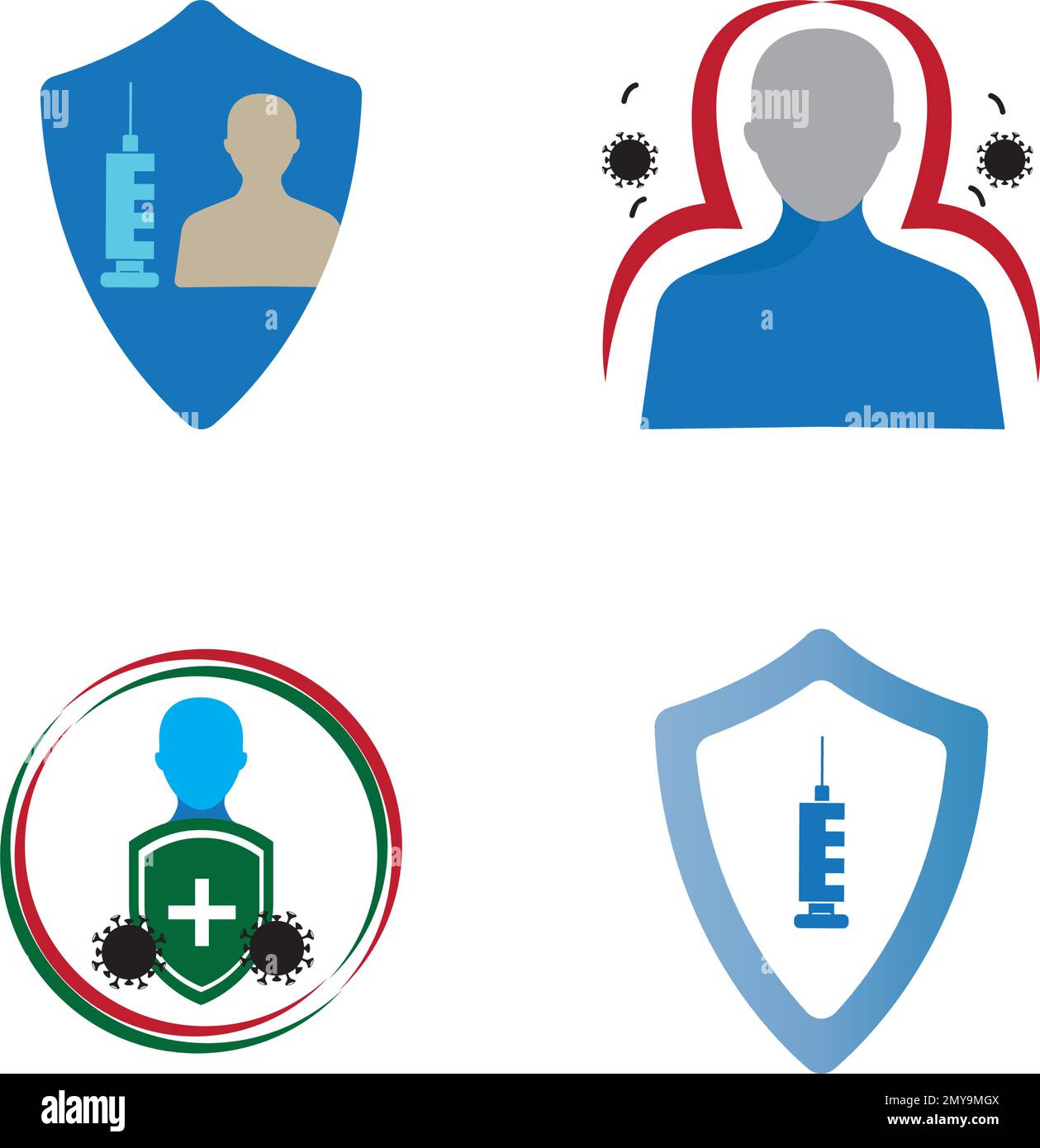 Immunization awareness month card or background. vector illustration ...