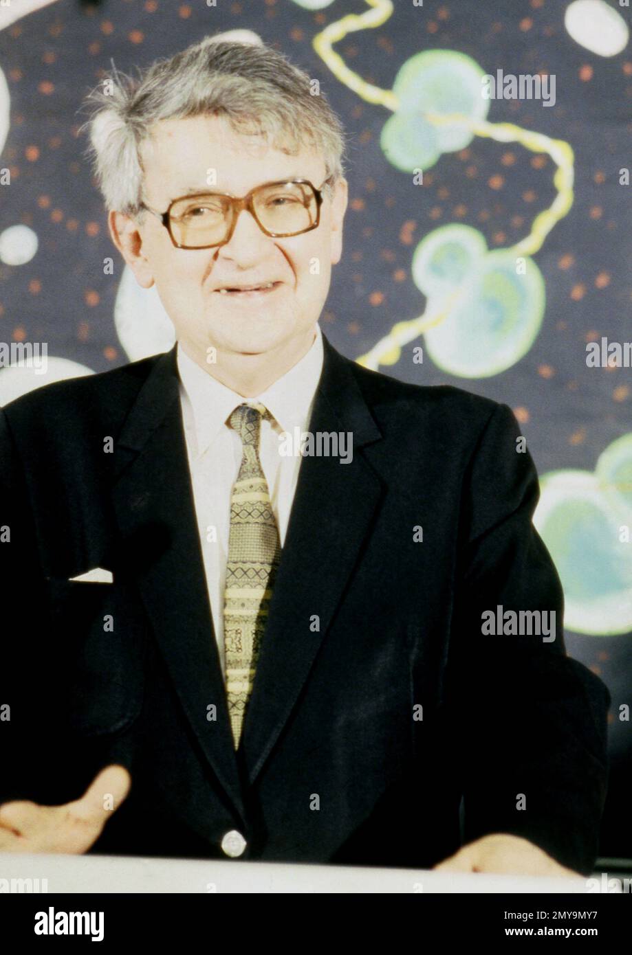 Dane Niels Kaj Jerne, pictured here at the Institute for Immunology in ...