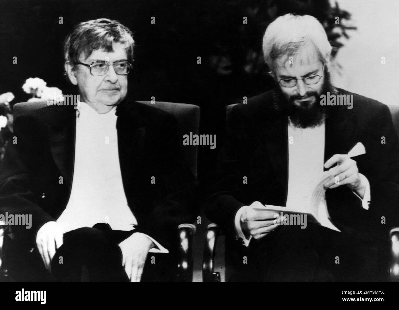 Nobel co-laureates in Medicine, Professor Niels Kaj Jerne from Denmark ...