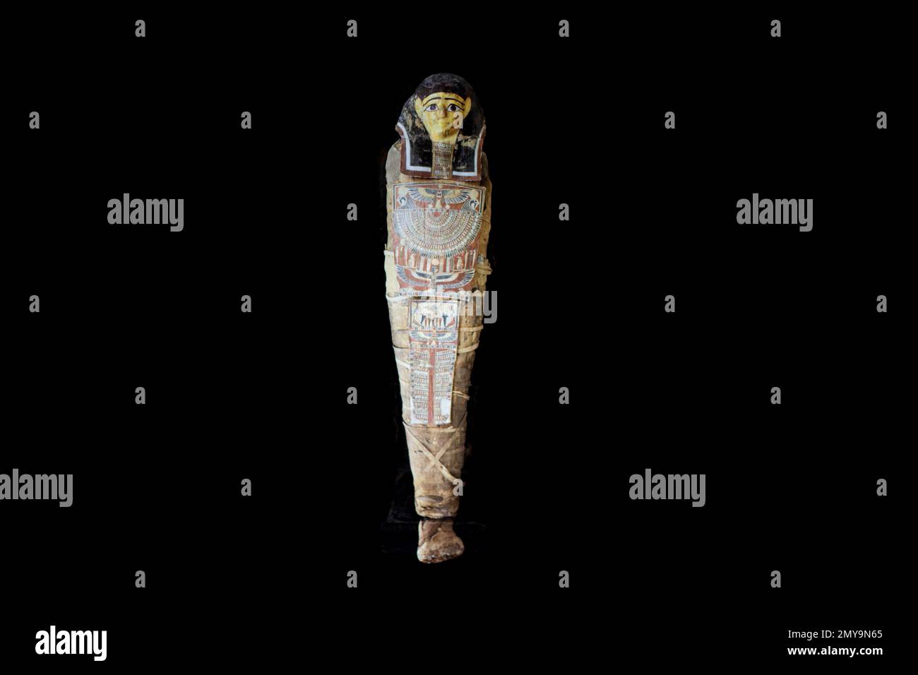 A CT (computerized tomography) scan of a 2,200-year-old Egyptian mummy ...