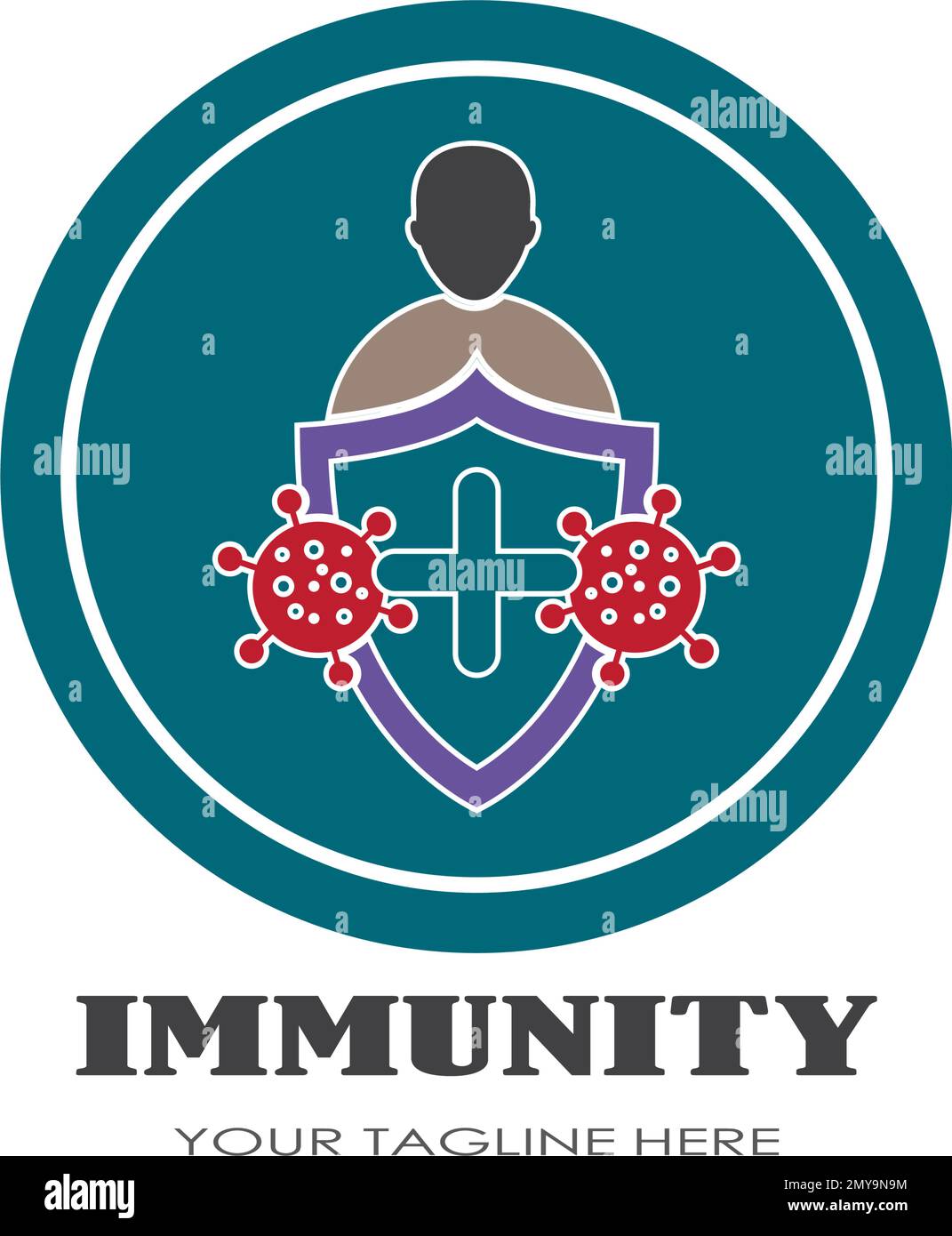 Immunization awareness month card or background. vector illustration ...