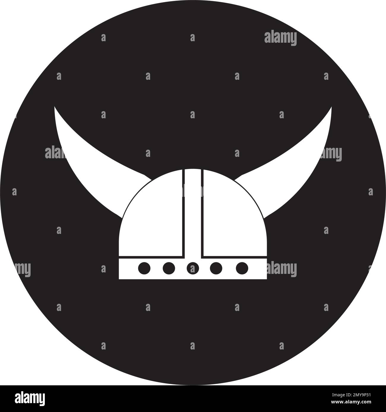 helmet vikings logo vector template design Stock Vector Image & Art - Alamy