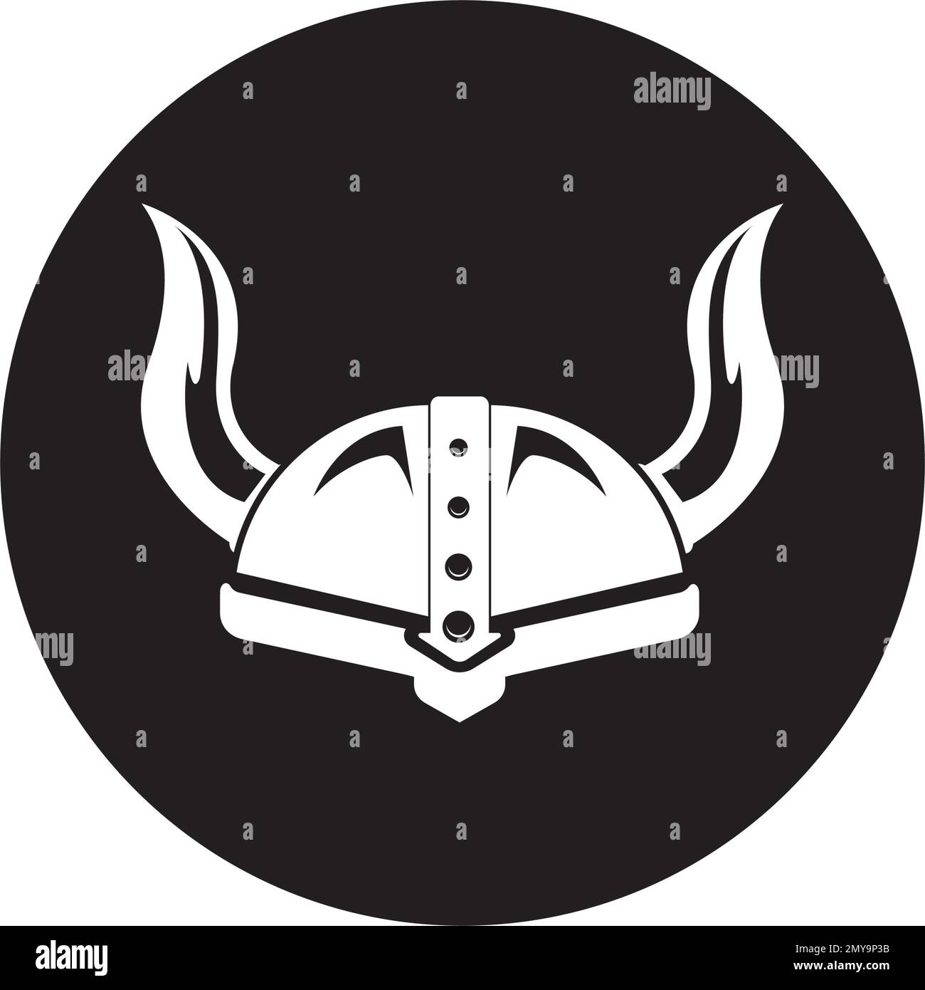 Helmet Vikings Logo Vector Template Design Stock Vector Image Art Alamy
