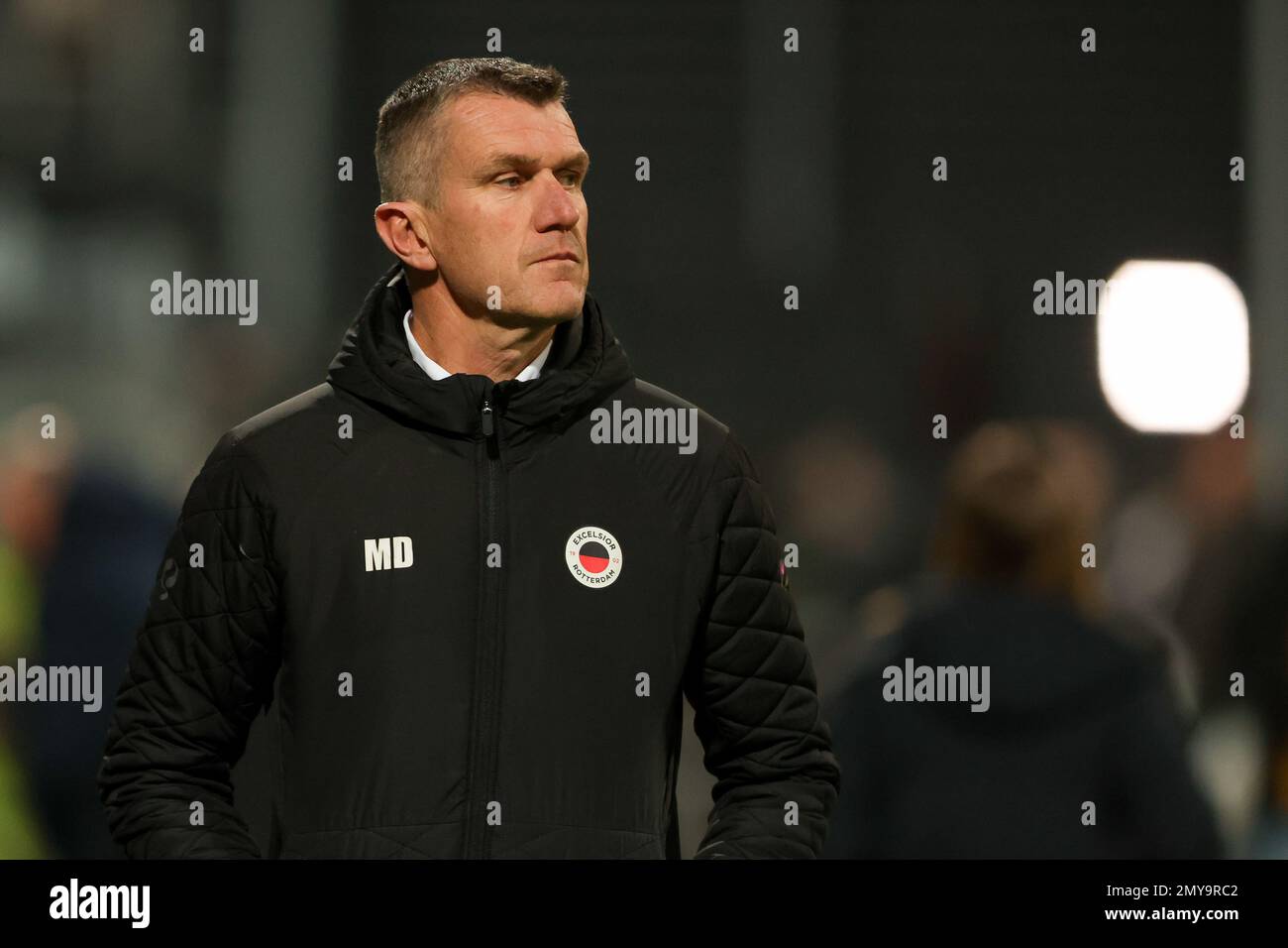 ROTTERDAM, NETHERLANDS - FEBRUARY 4: Headcoach Marinus Dijkhuizen of ...
