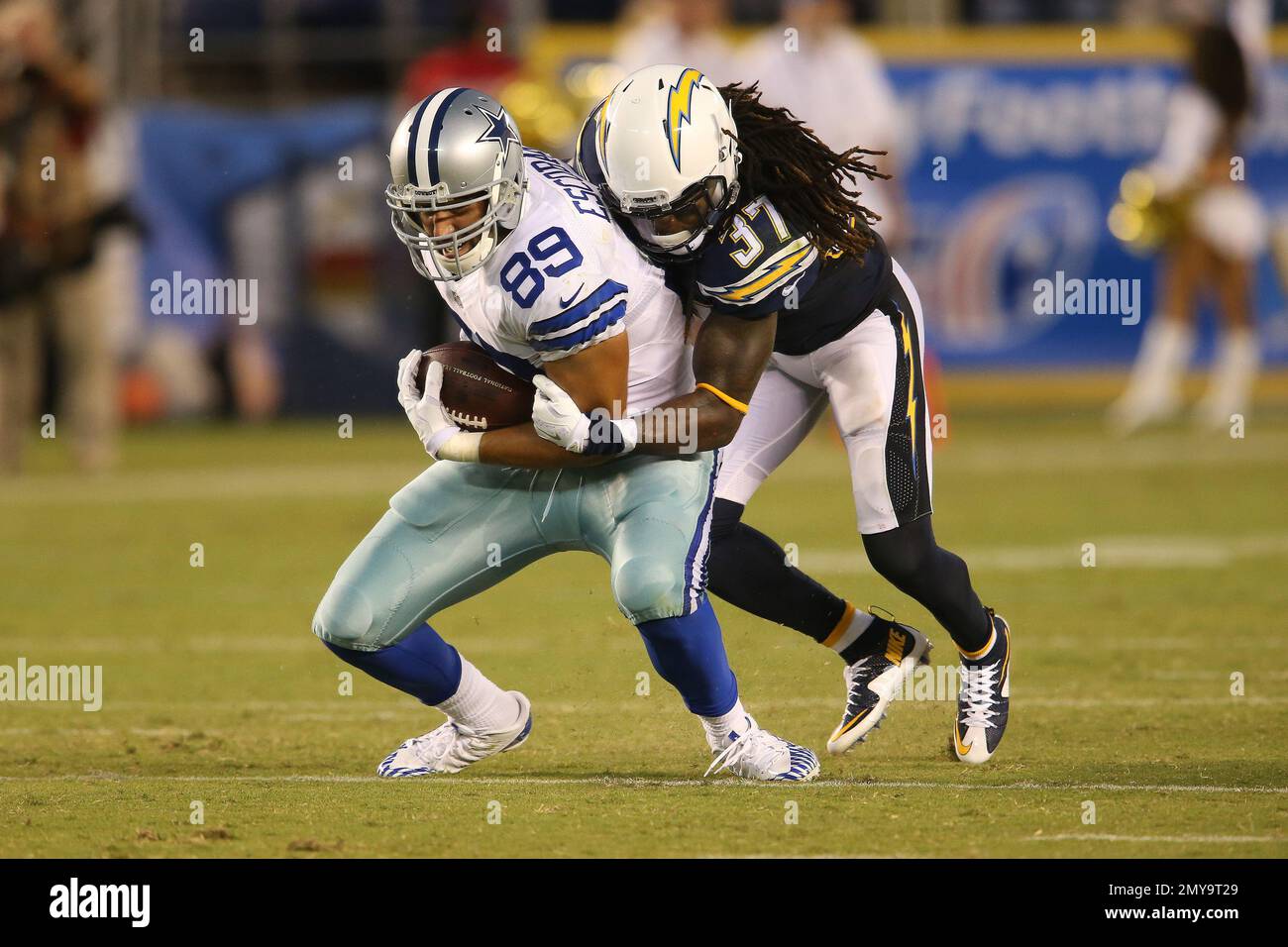 Dallas Cowboys tight end Gavin Escobar #89 during an NFL game played at ...