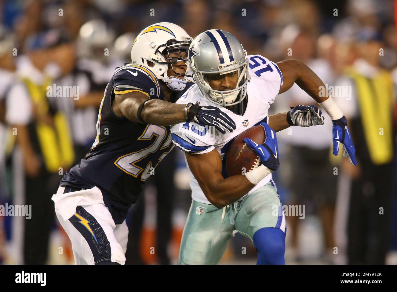 Dallas Cowboys wide receiver Devin Street #15 during an NFL game played ...