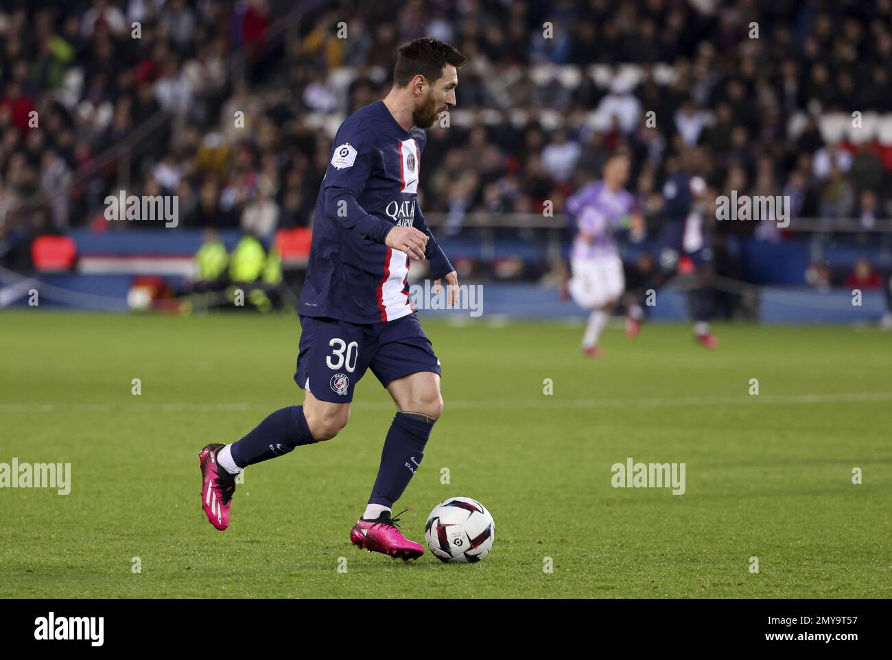 Lionel Messi of PSG during the French championship Ligue 1 football ...