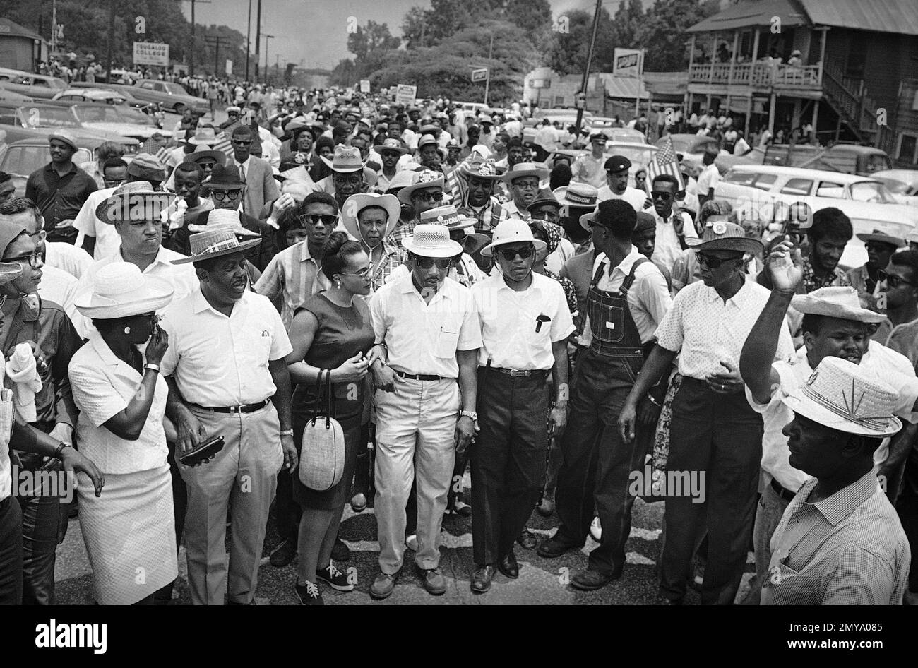 FILE - In this Sunday, June 26, 1966 file photo, thousands of civil ...