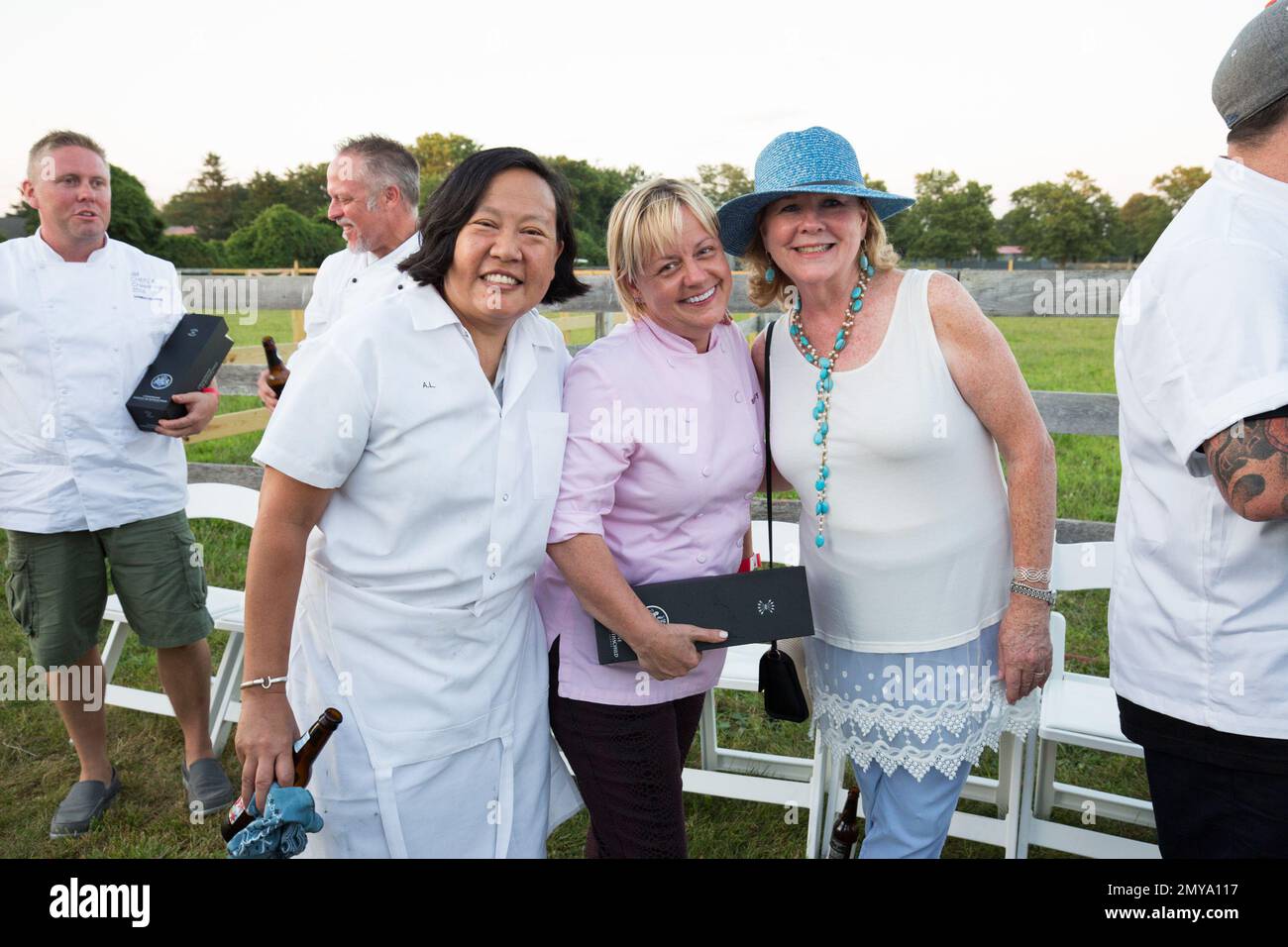 IMAGE DISTRIBUTED FOR JAMES BEARD FOUNDATION - Chef Anita Lo, from left ...