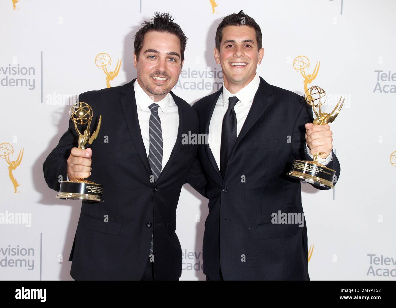 EXCLUSIVE - Shawn Kopelakis, left, winner of the Emmy for Sports Tease ...