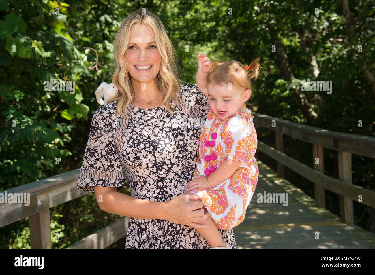 Molly Sims, left, and Scarlett May Stuber attend The Children's Museum ...