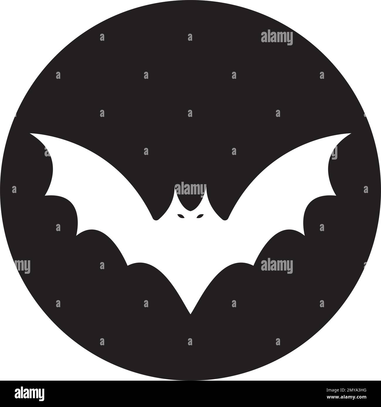 Bat logo vector illustration template design Stock Vector Image & Art ...