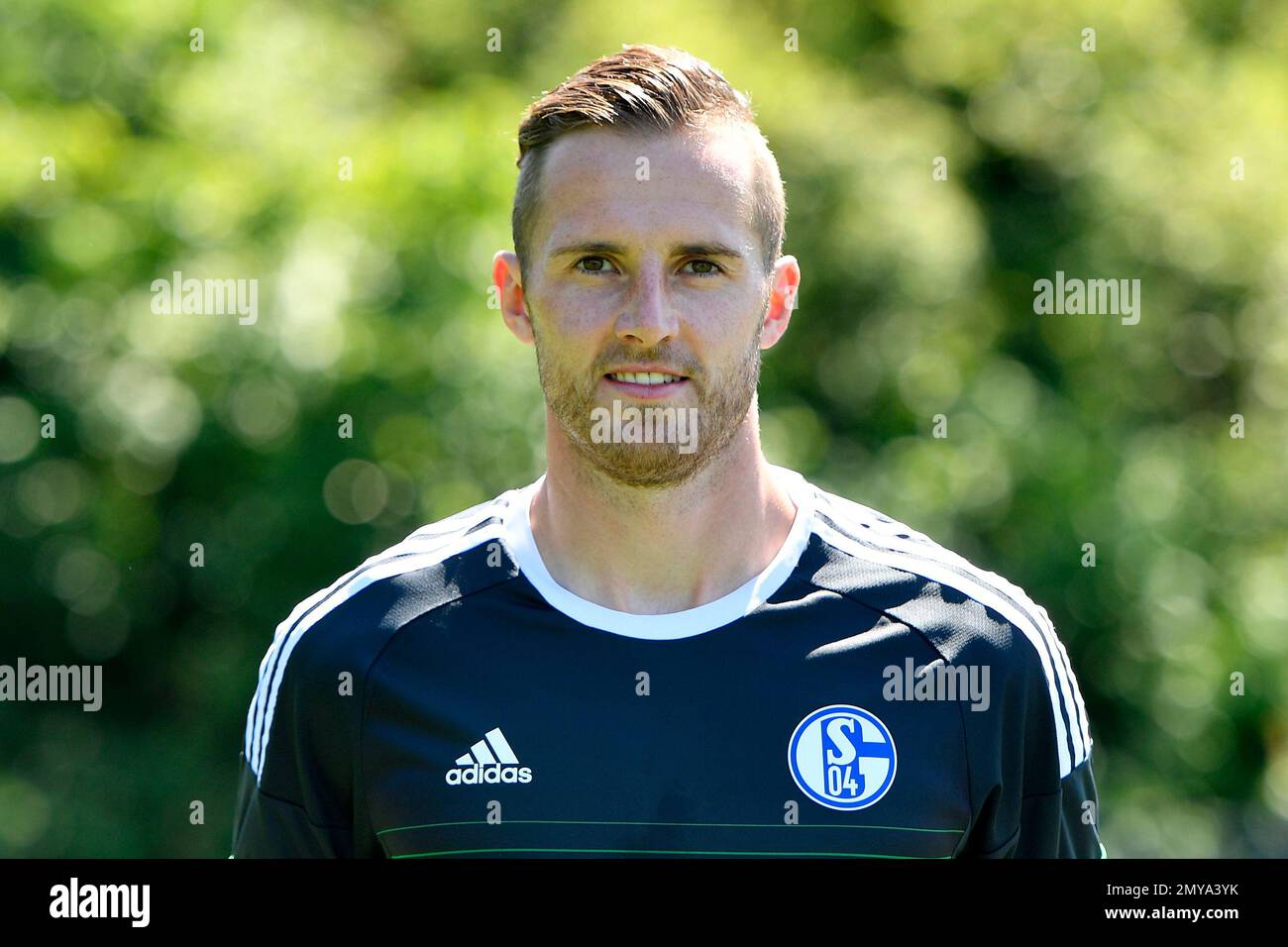 Schalke's Ralf Faehrmann of FC Schalke 04 poses for the official team ...