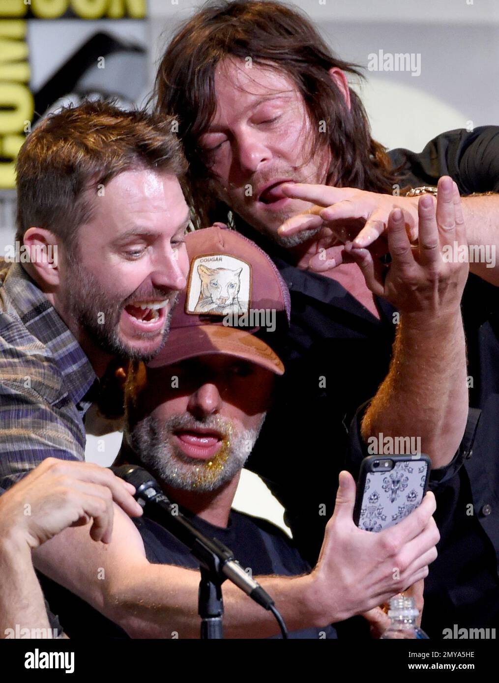 Chandler Riggs And Norman Reedus Dancing