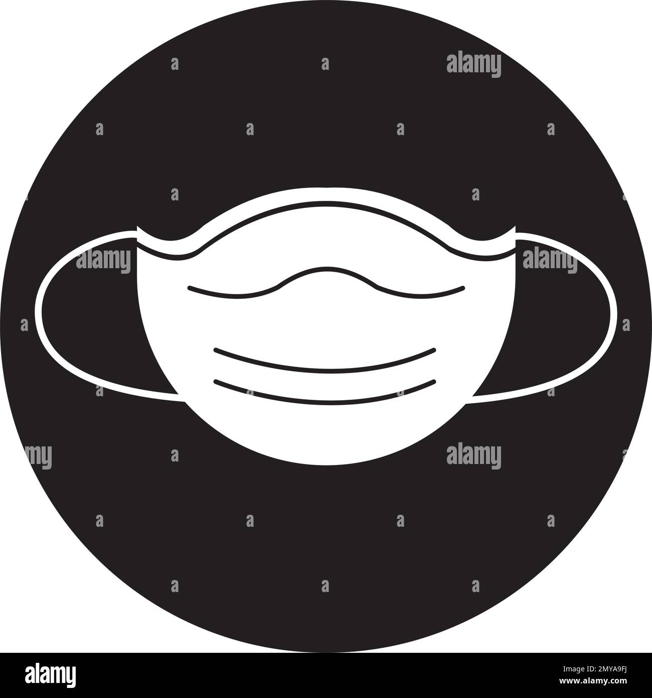 mask logo vector design ilustrator Stock Vector Image & Art - Alamy