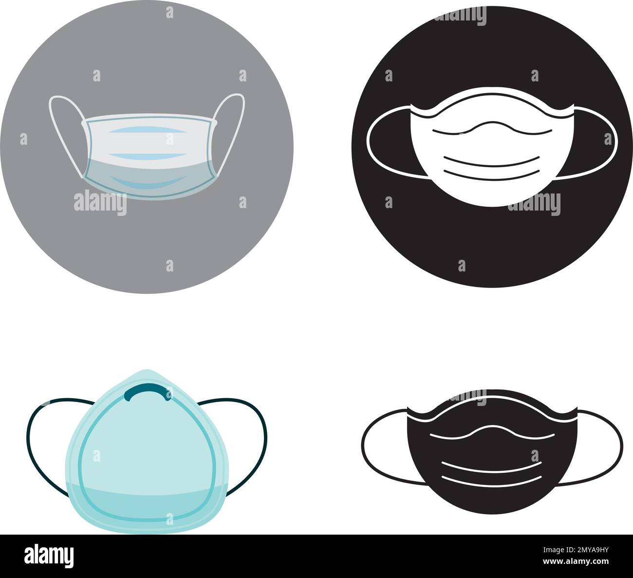 mask logo vector design ilustrator Stock Vector Image & Art - Alamy