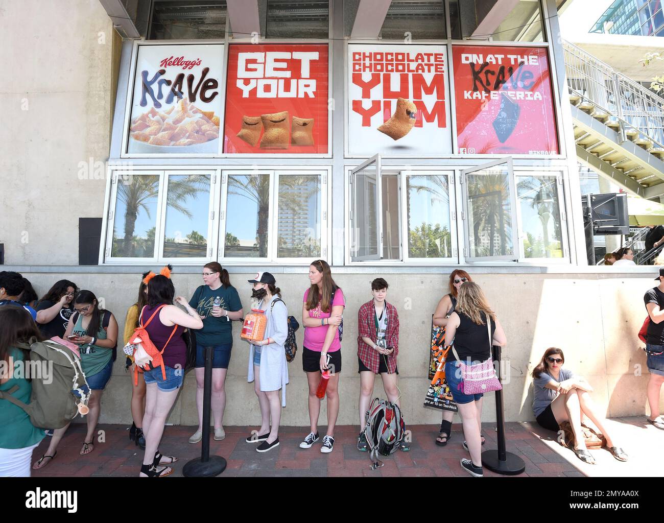 A general view of atmosphere at the Kellogg's Krave® Kafeteria at Nerd ...