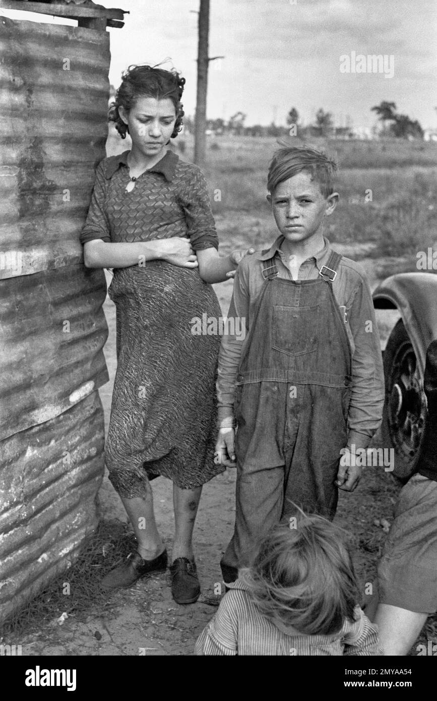 Great Depression Children Winter