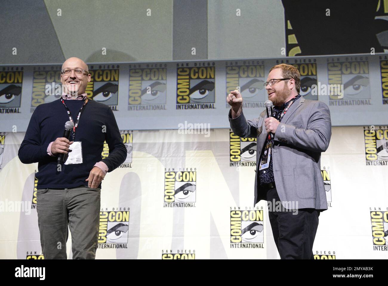 Director Mike Mitchell and Director Walt Dohrn speak at DreamWorks ...