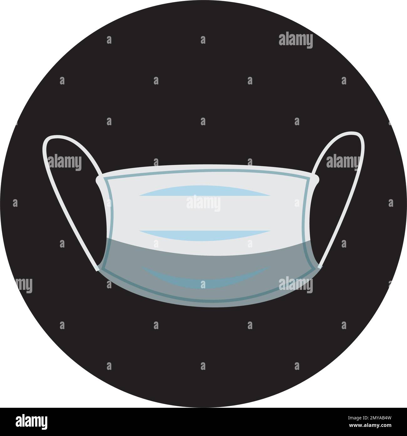 mask logo vector design ilustrator Stock Vector Image & Art - Alamy