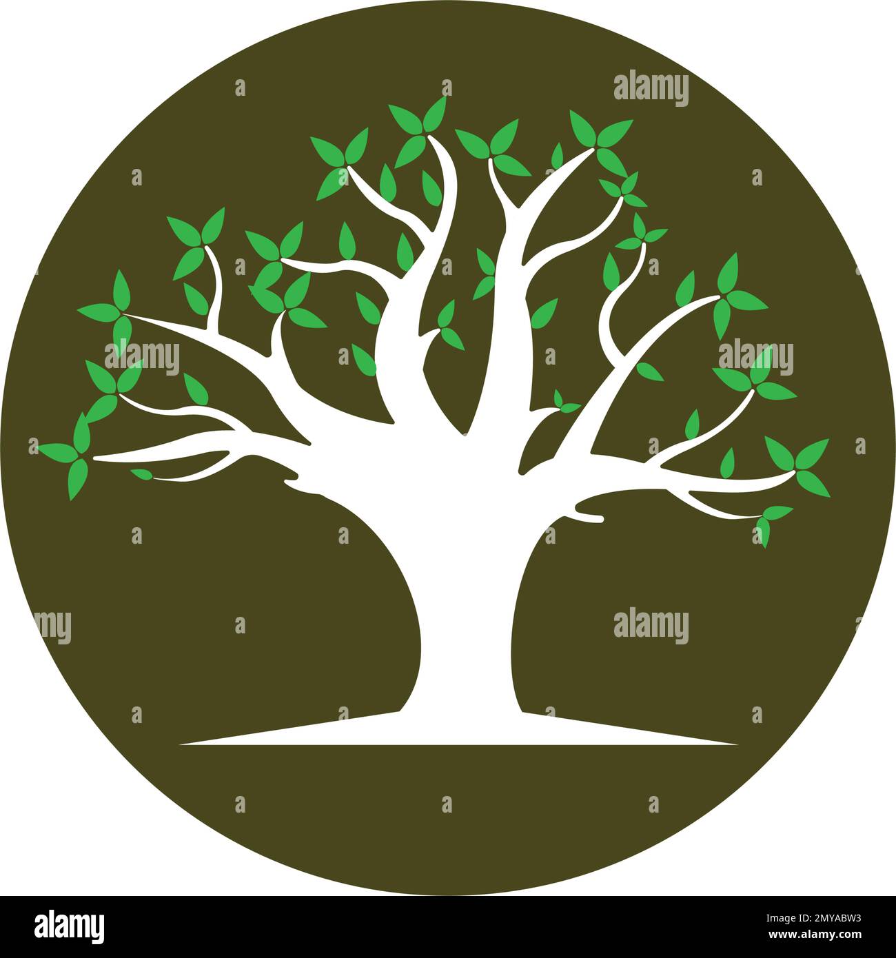 Root Of The Tree Logo Design Inspiration Stock Vector Image & Art - Alamy