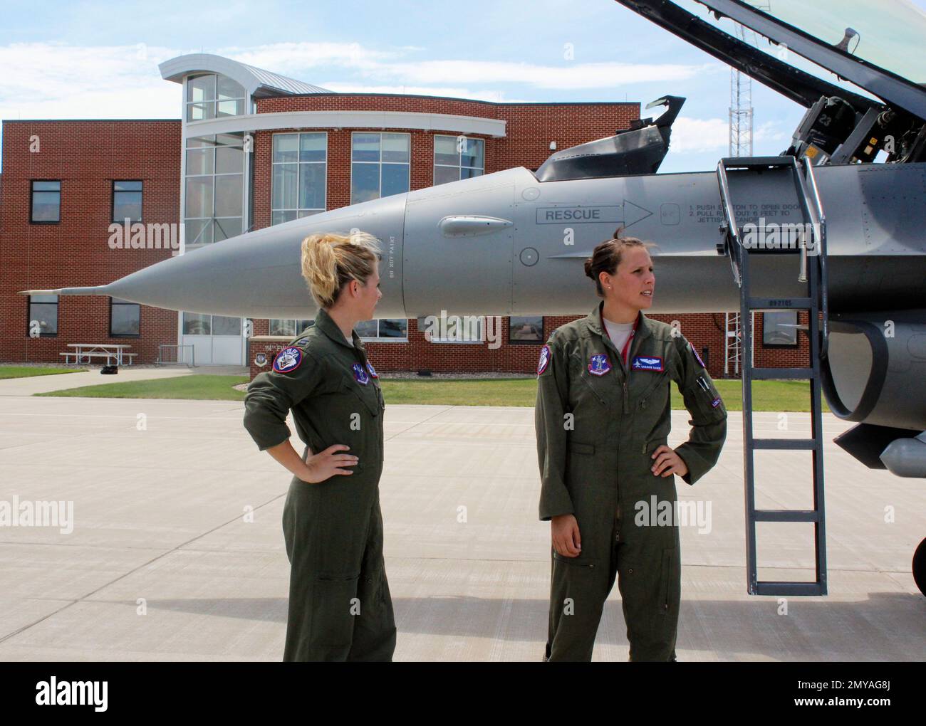 In this Tuesday, July 19, 2016, photo, Capt. Valerie Vanderostyne, left ...