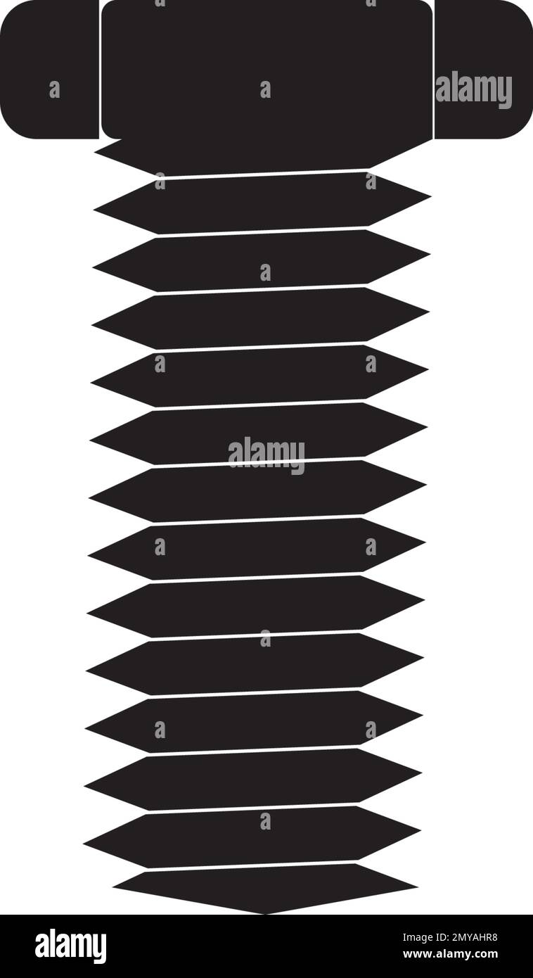 Bolt Nut Icon. Engineering or Construction Element Illustration As A ...