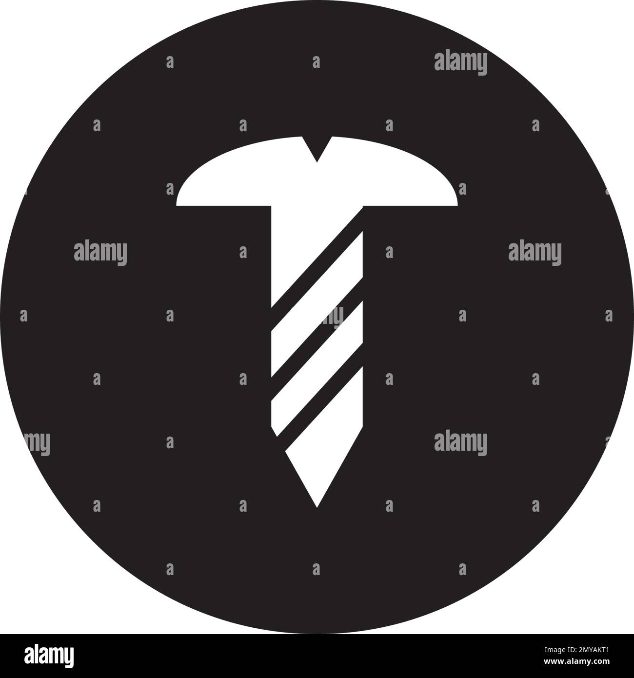 Bolt Nut Icon. Engineering or Construction Element Illustration As A ...