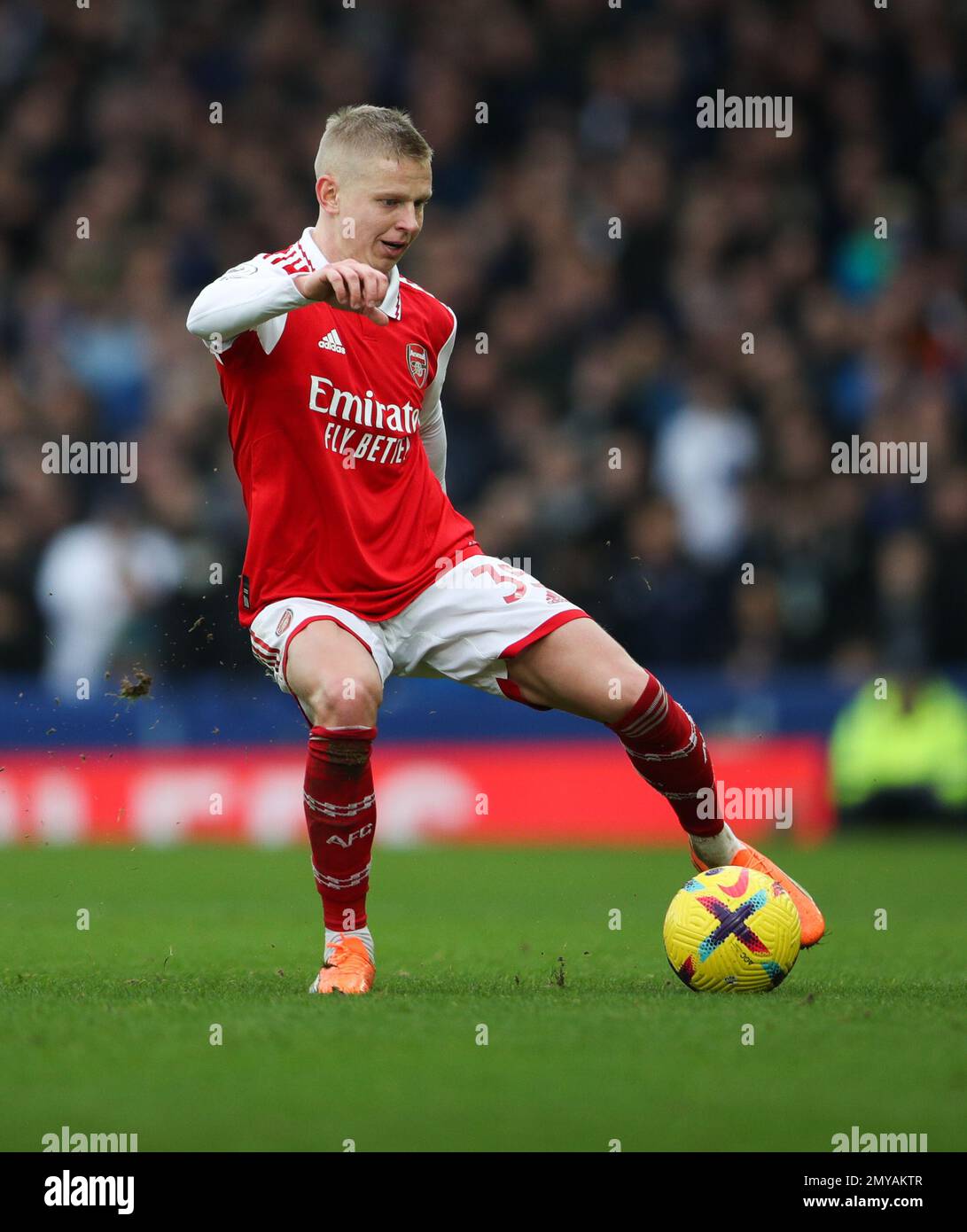 Liverpool England 4th February 2023 Oleksandr Zinchenko Of Arsenal