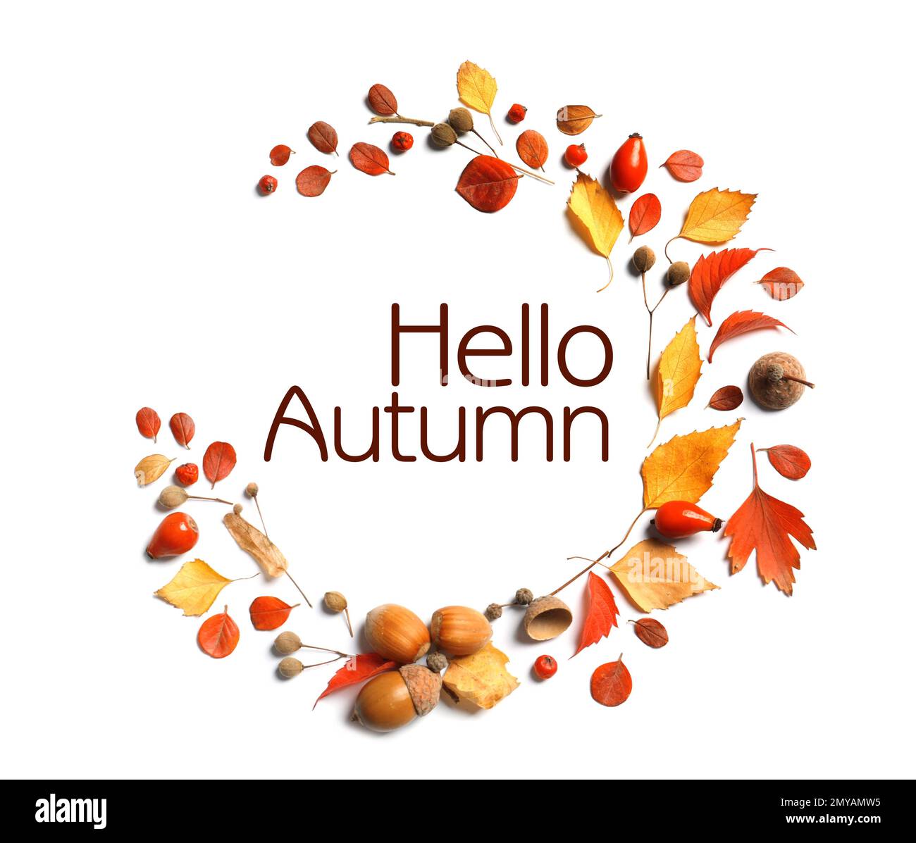 Hello fall Cut Out Stock Images & Pictures - Alamy