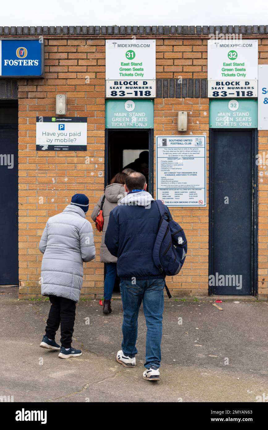 Football turnstile hi-res stock photography and images - Alamy