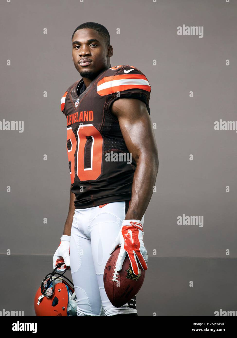 This is a photo of Ricardo Louis for the 2016 NFLPA Rookie Premiere ...