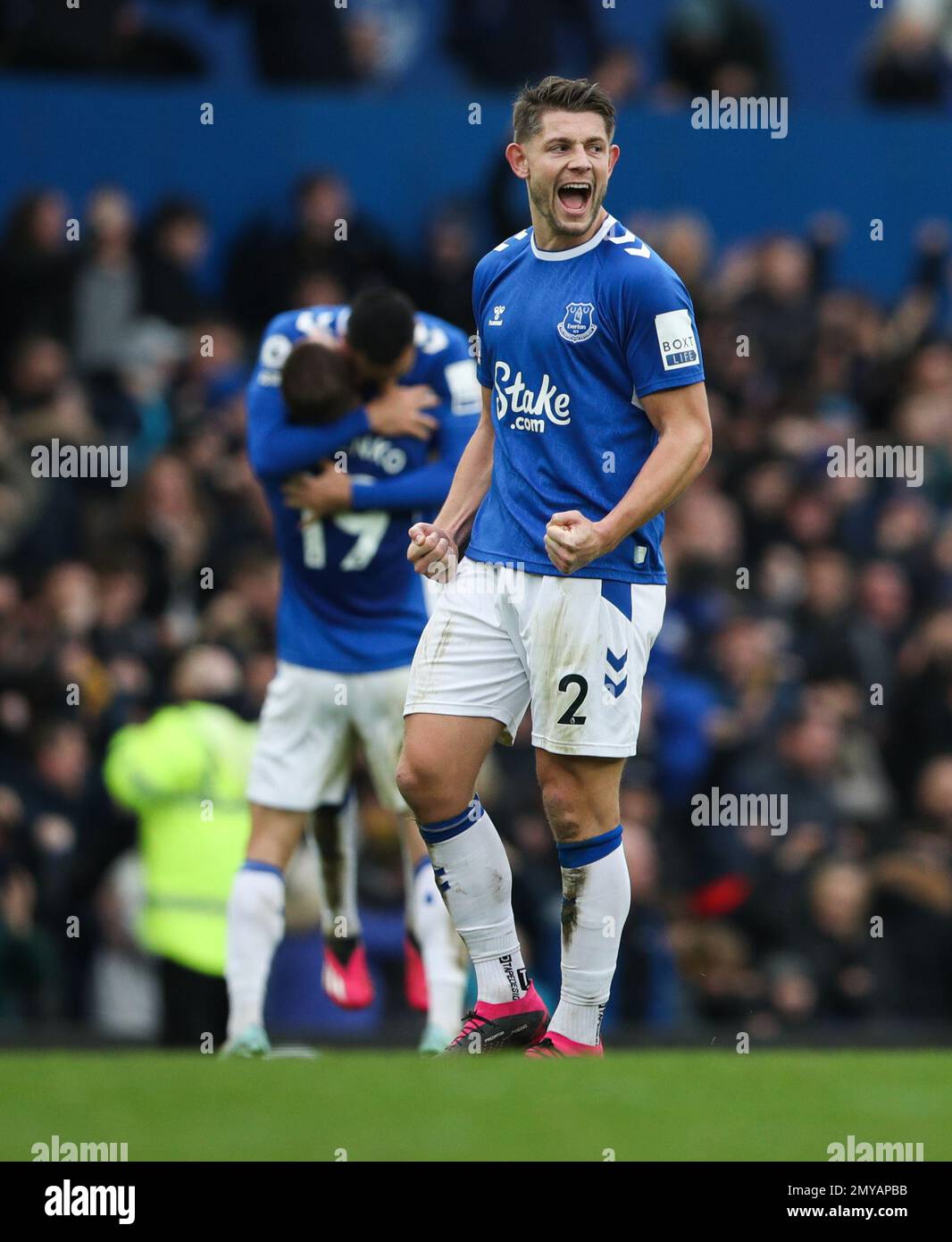 James tarkowski celebrates hi-res stock photography and images - Alamy
