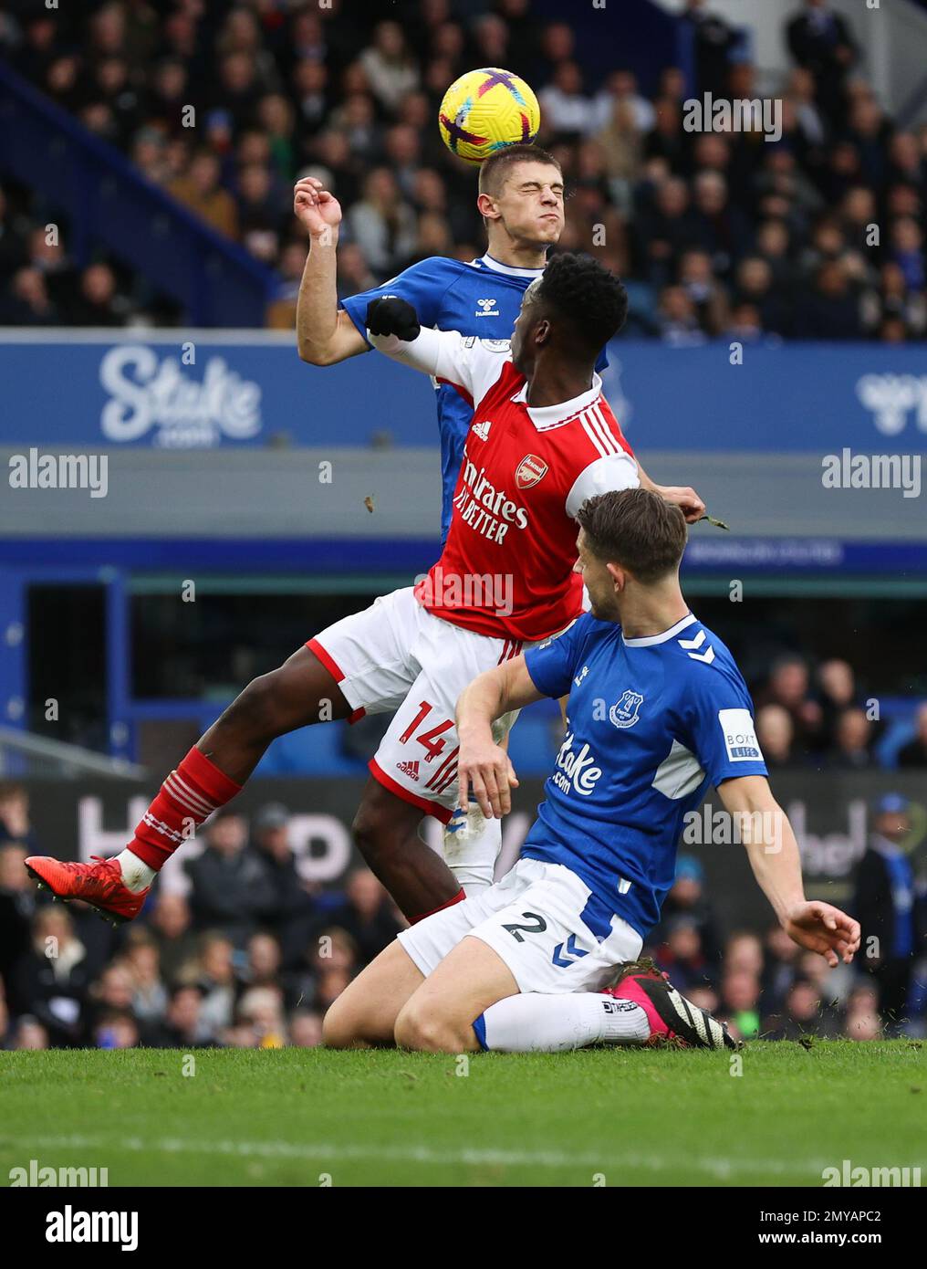 Mykolenko everton 2023 hi-res stock photography and images - Alamy